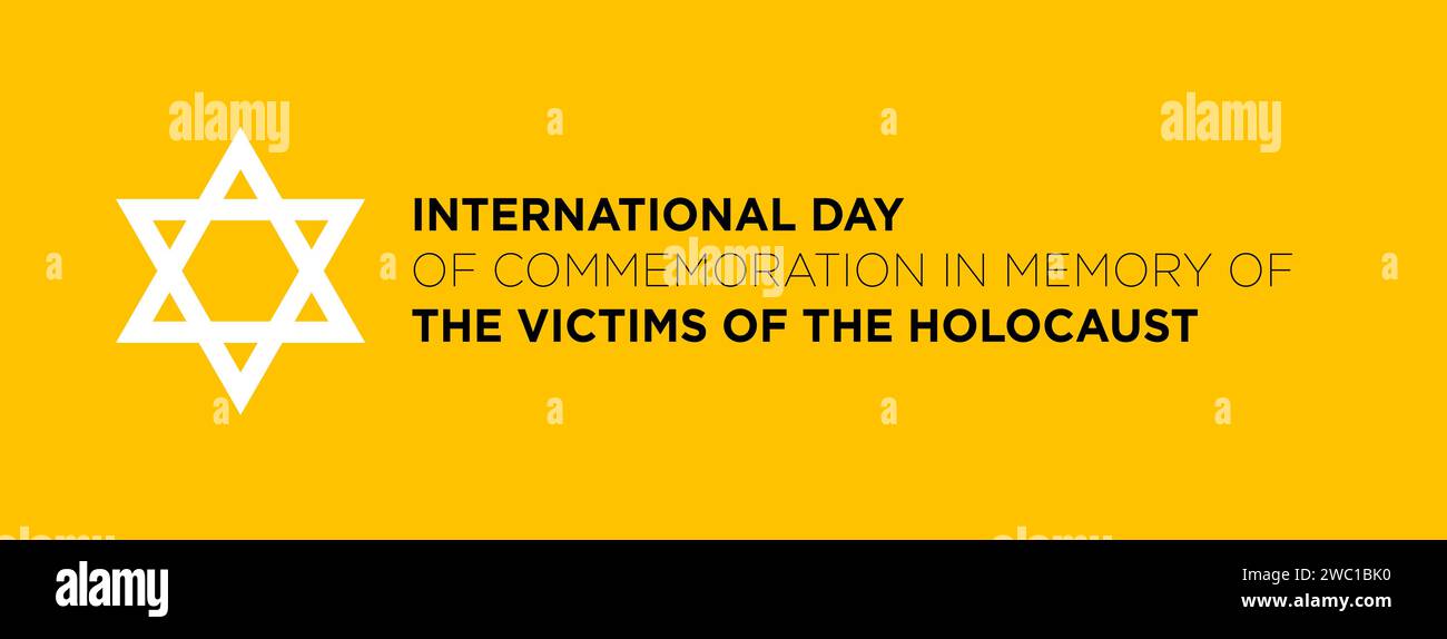 International Holocaust remembrance day, 27 January. David star ... International Holocaust remembrance day, 27 January. David star ...