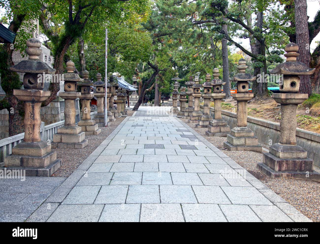 Sumiyoshi Taisha Grand Shrine in Osaka, Japan Stock Photo - Alamy