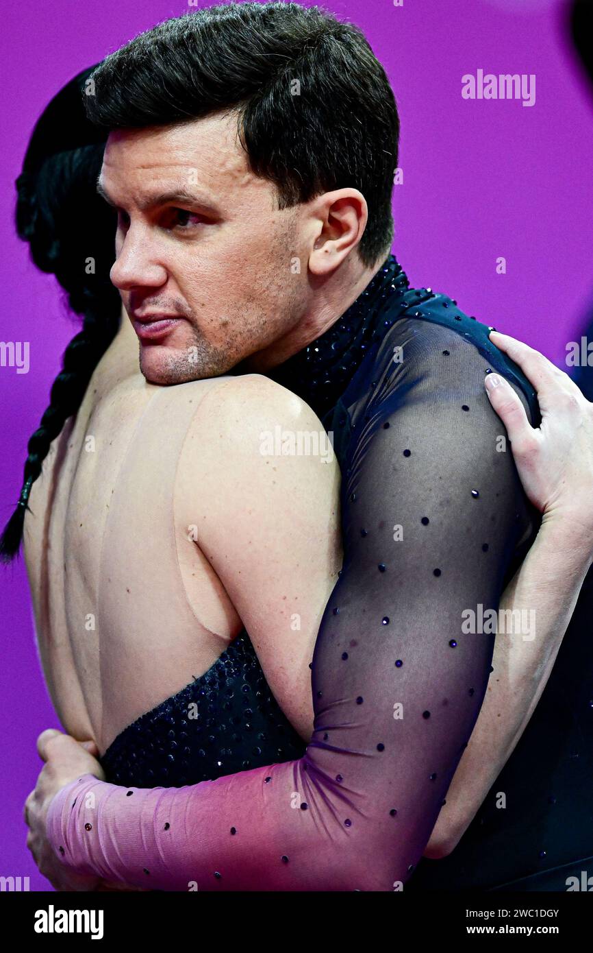 Charlene GUIGNARD & Marco FABBRI (ITA), during Ice Dance Practice, at ...