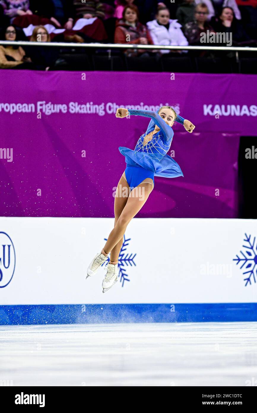 Barbora VRANKOVA (CZE), during Women Free Skating, at the ISU European ...