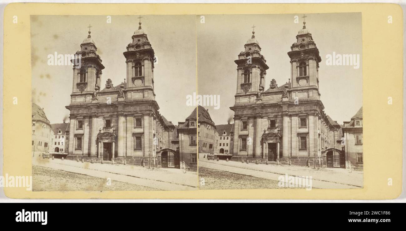 Exterior of the St. Egidienkerk in Nuremberg, Germany, Johann Friedrich ...