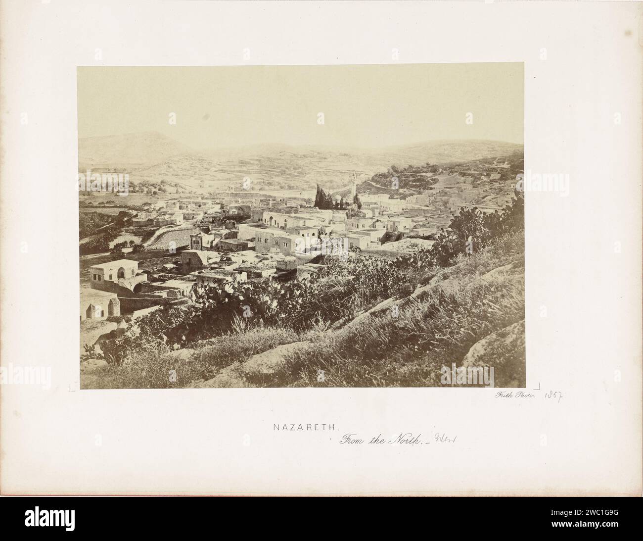 View of Nazareth, Francis Frith, 1857 photograph Nazareth paper ...