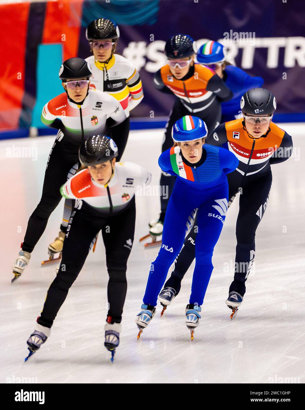 GDANSK - Diede van Oorschot (r) and Xandra Velzeboer in action during ...