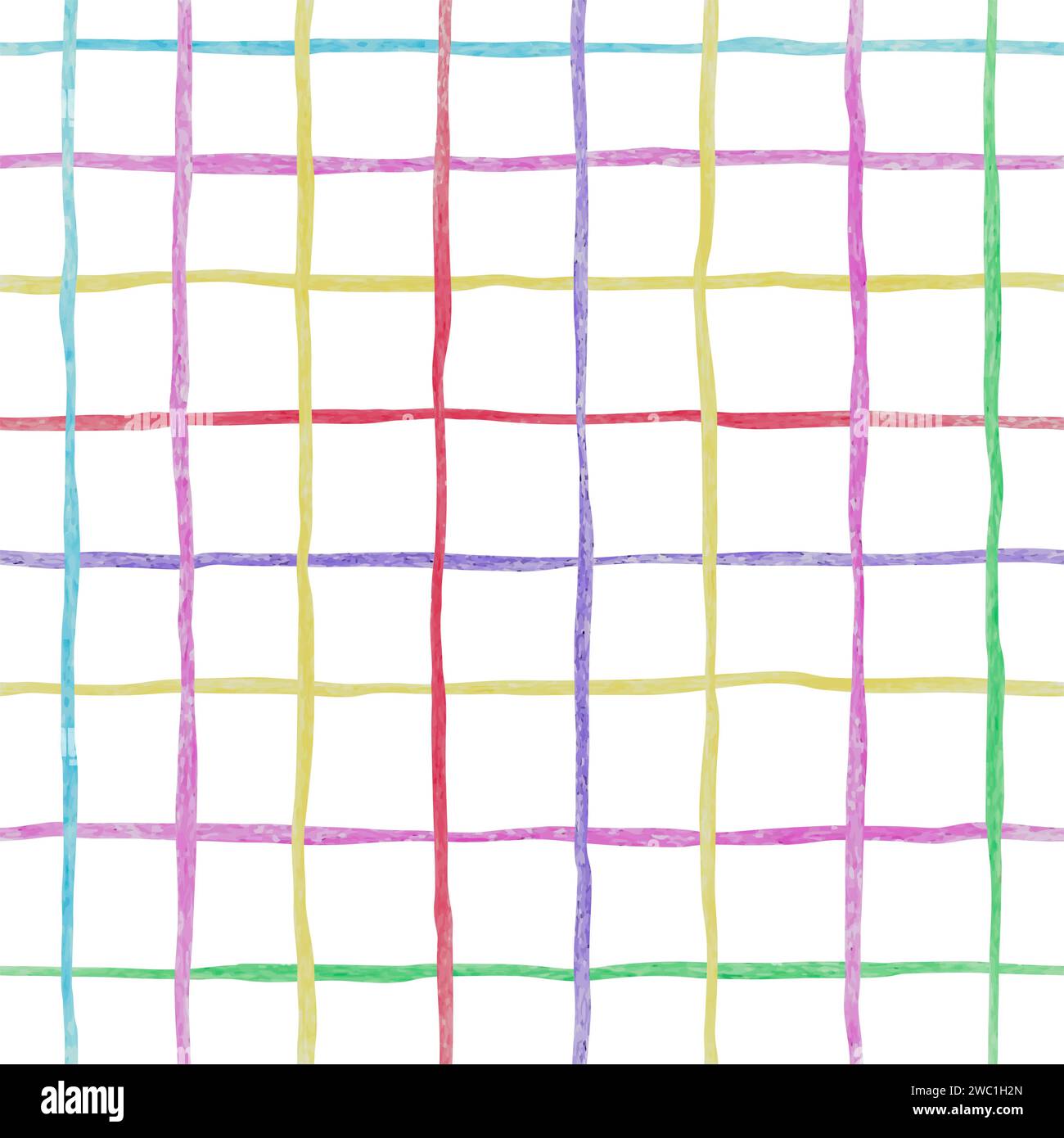 Abstract colorful checkered seamless pattern. Vector background with ...