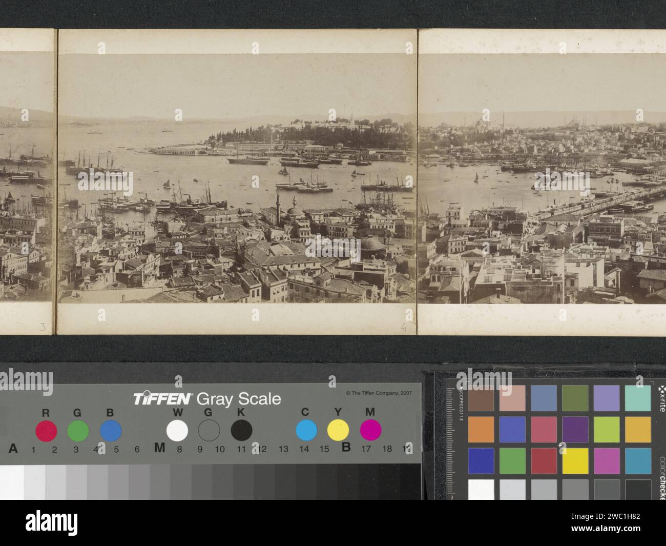 View of Stads Districts of Istanbul and the banks of the Golden Hoorn ...