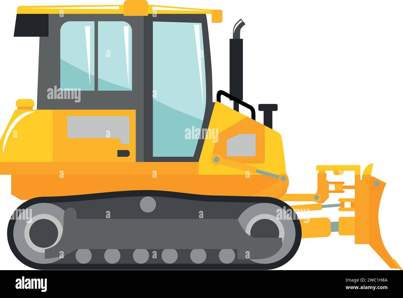 Bulldozer under construction concept hi-res stock photography and ...