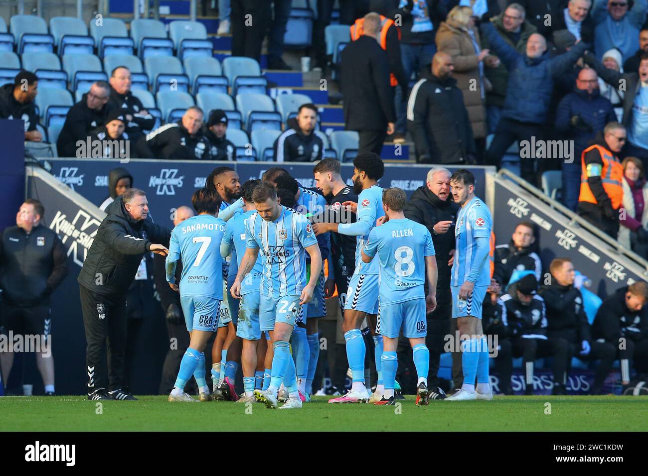 Coventry, UK. 13th Jan, 2024. Milan van Ewijk of Coventry City ...
