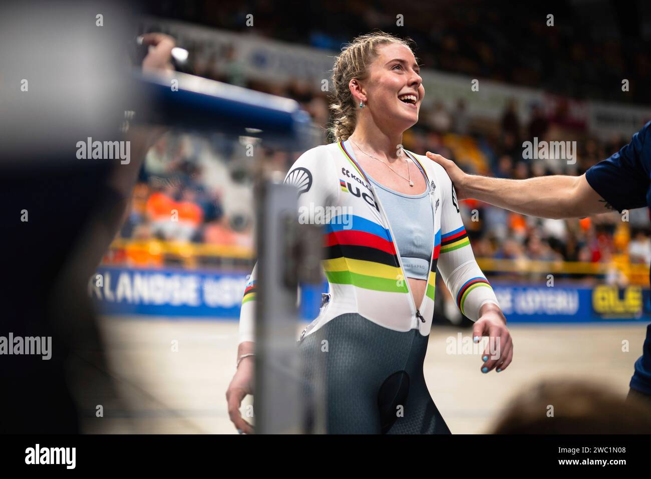 Siegerin Sprint Damen, Emma Finucane (GBR), UEC Track Cycling European ...