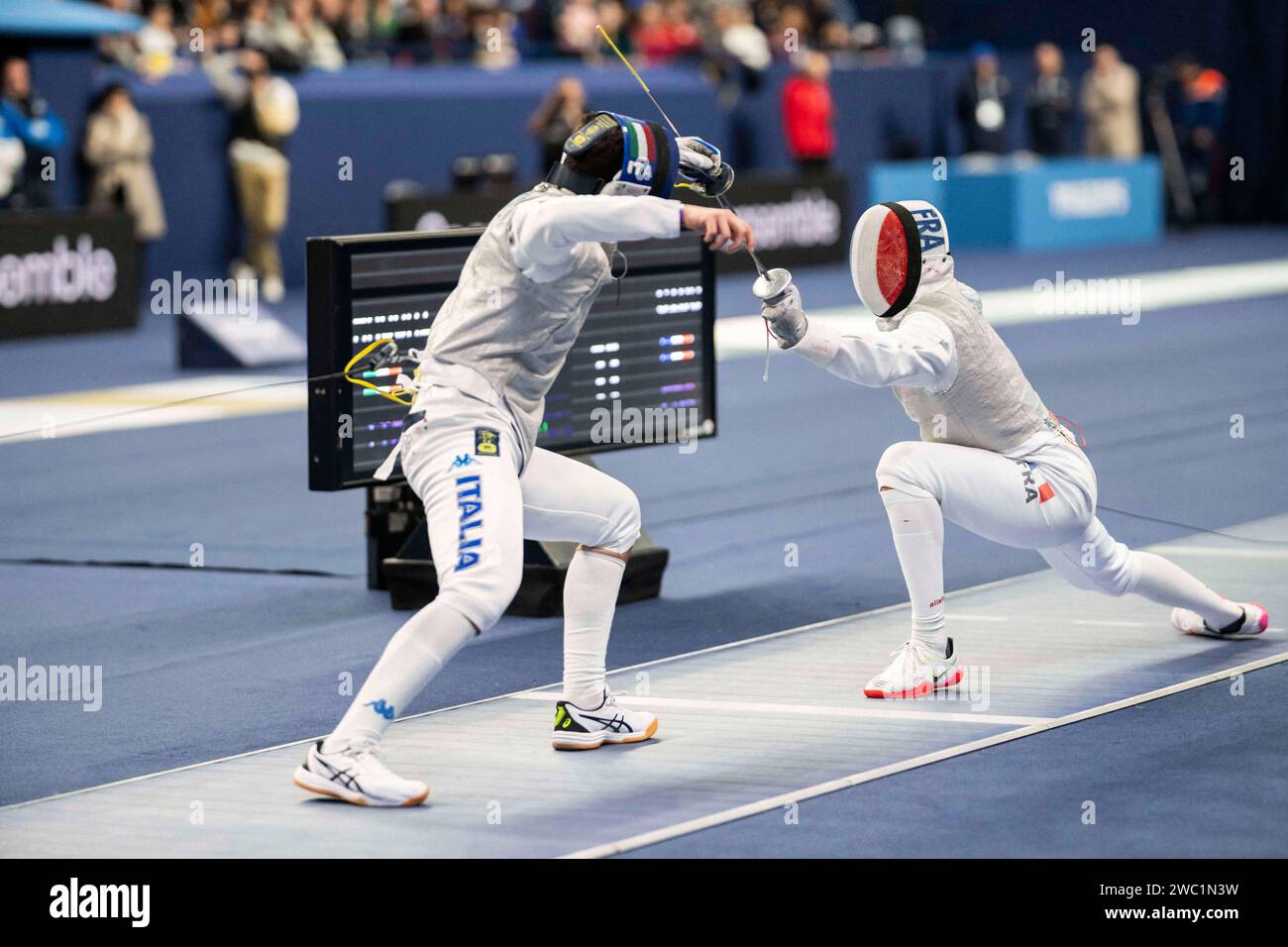Paris, France. 13th Jan, 2024. Fencing Match (FOIL) between SIDO ...