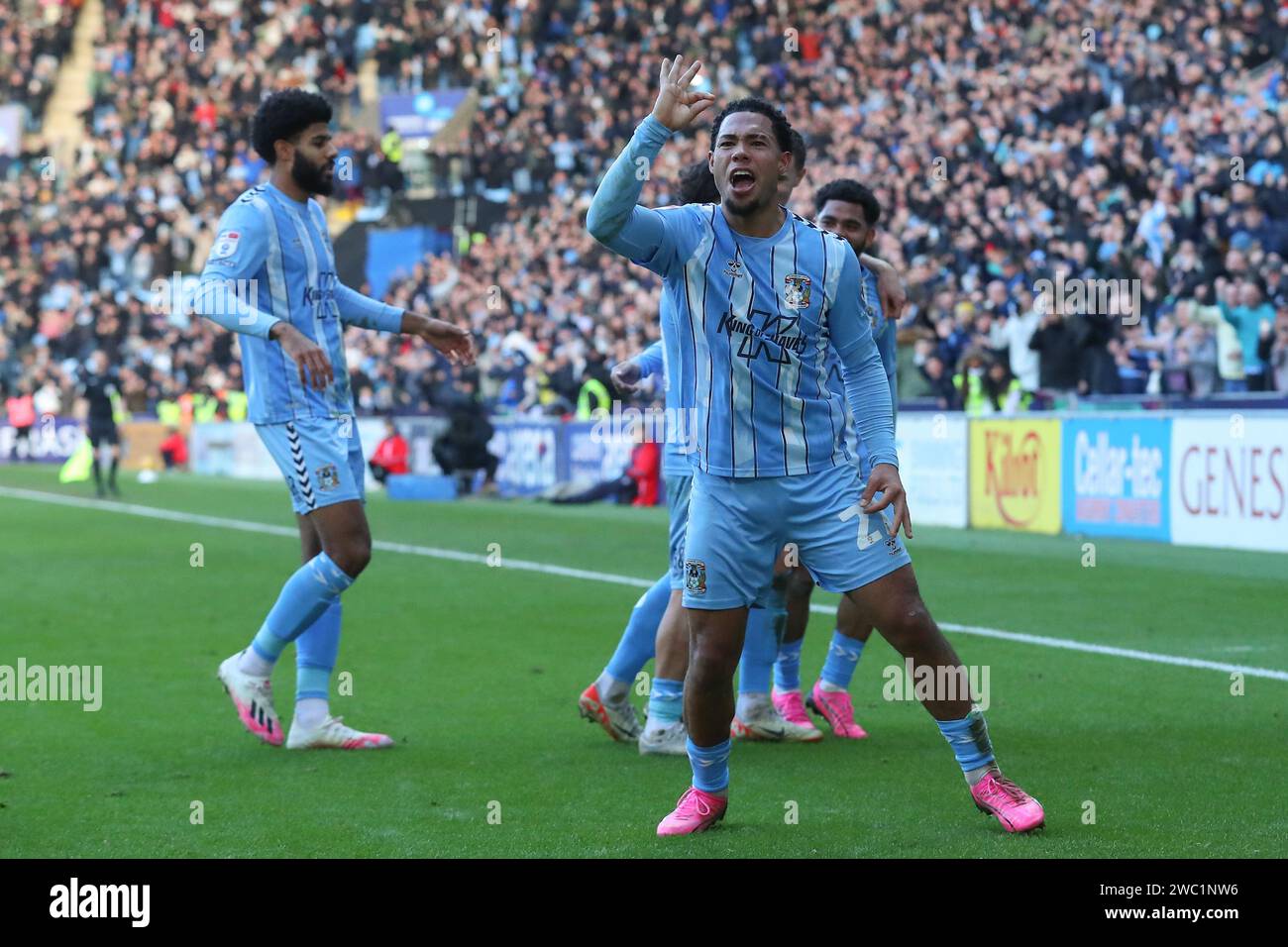Coventry, UK. 13th Jan, 2024. Milan van Ewijk of Coventry City ...