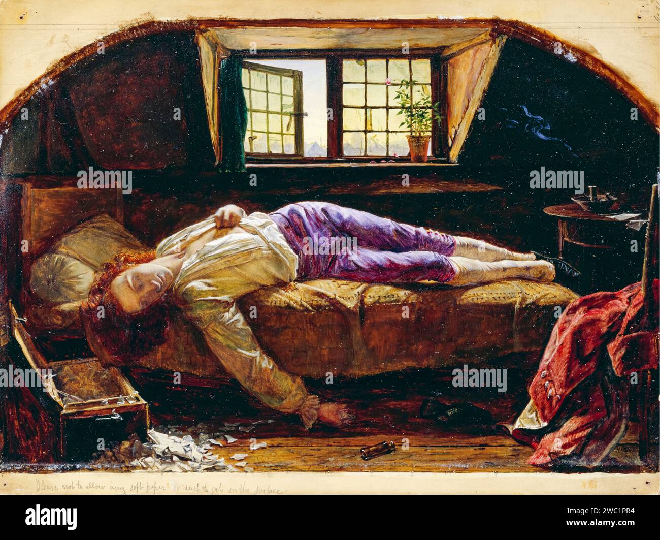 Henry Wallis, The Death of Chatterton (Thomas Chatterton, 1752-1770 ...