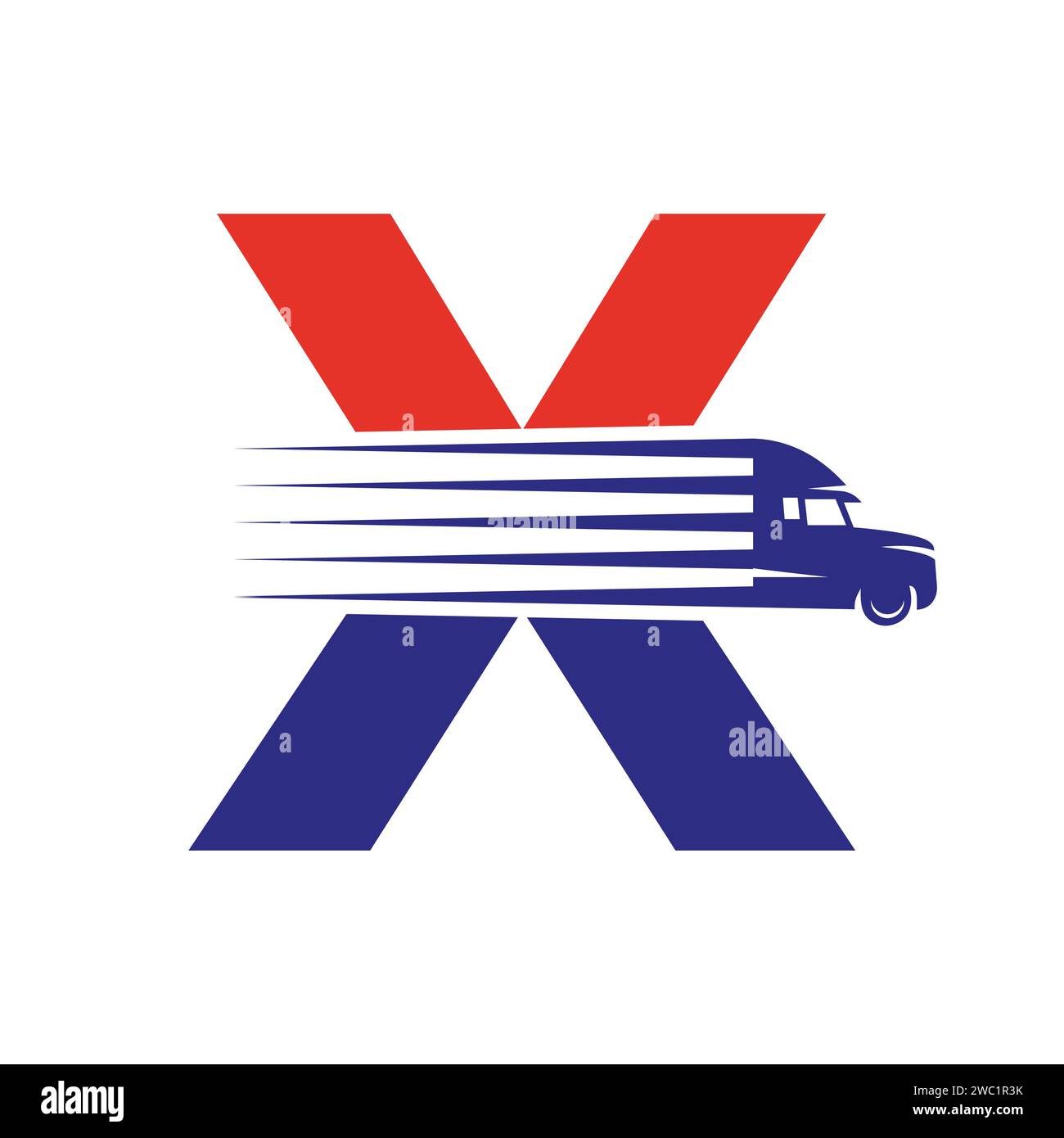 Initial Letter X Truck Logo For Transportation Symbol. Transportation ...