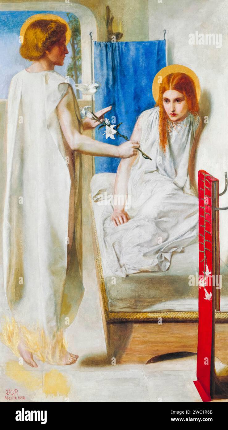 Dante Gabriel Rossetti The Annunciation