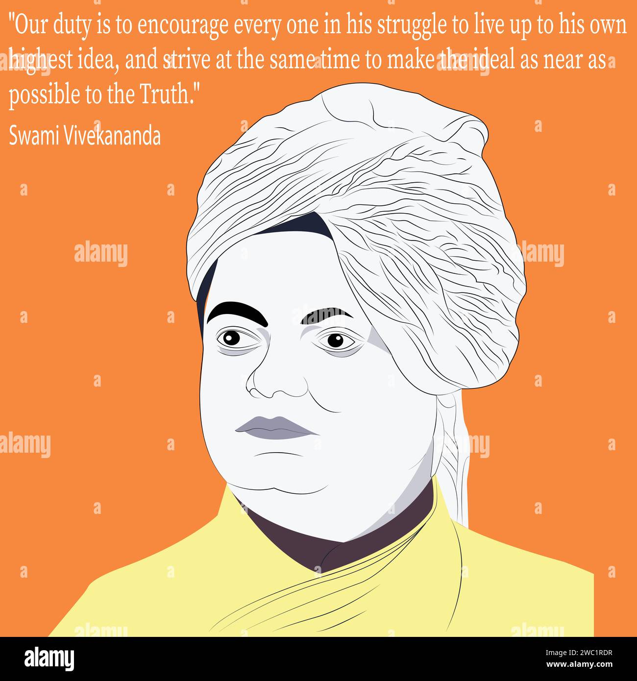 Swami vivekananda jayanti hi-res stock photography and images - Alamy