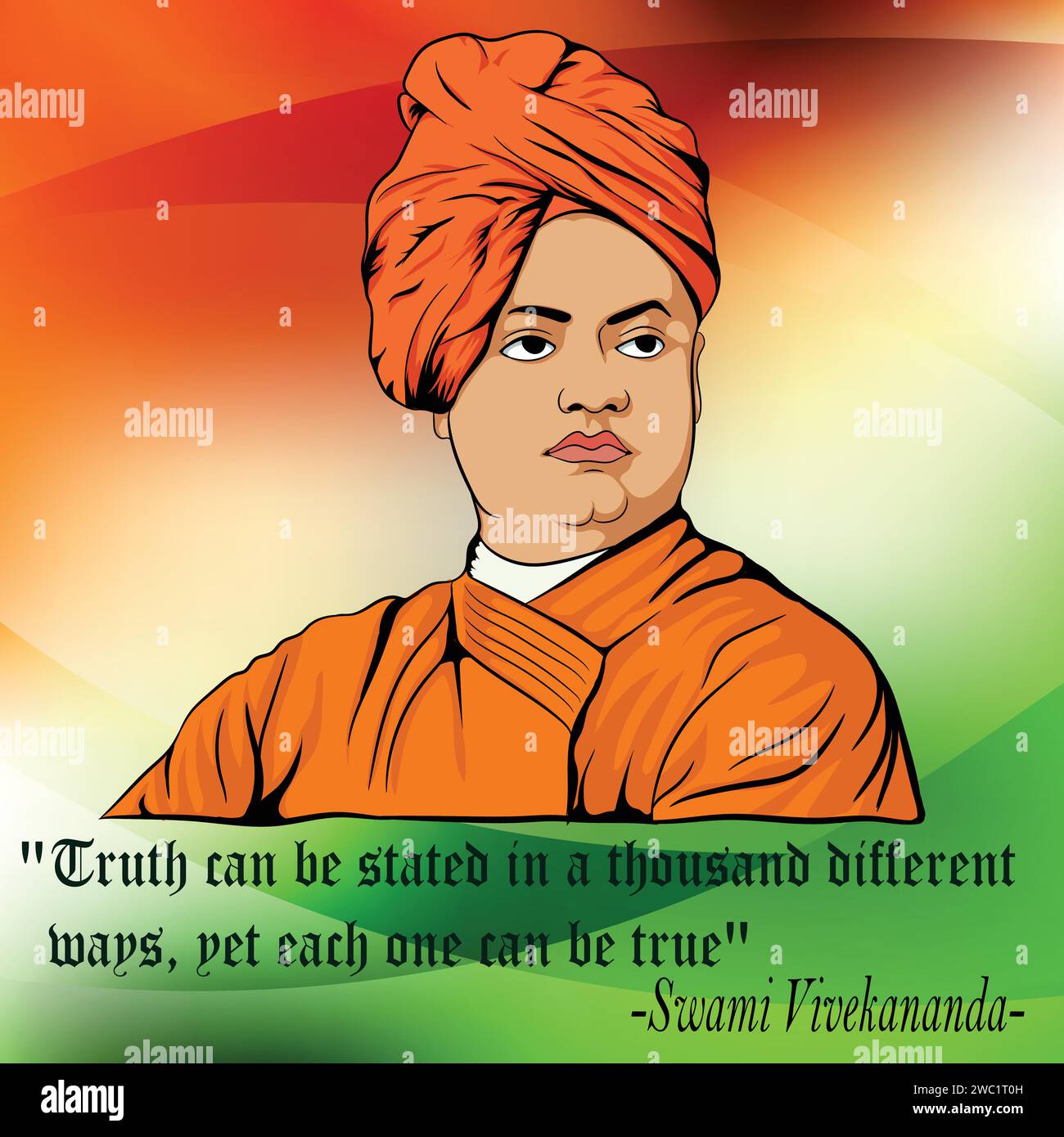 Swami vivekananda Stock Vector Images - Alamy