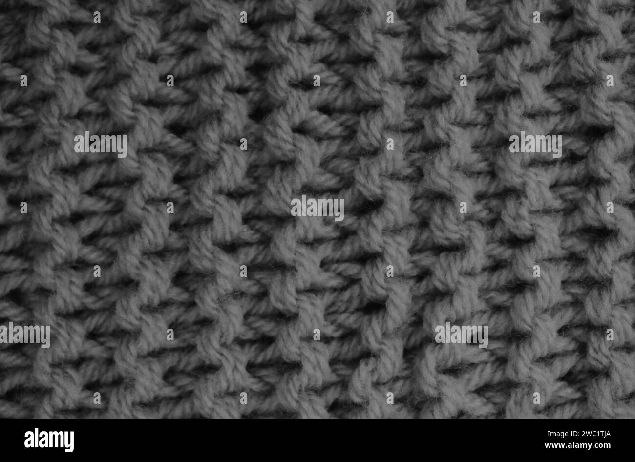 Grey knitted wool. Abstract background for design with copy space Stock ...