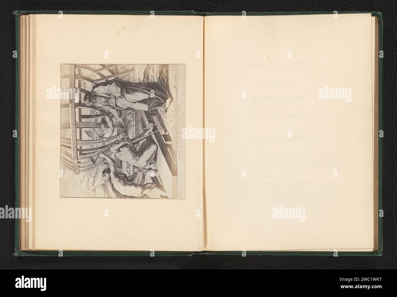 Photo production from a print to a fresco by Rafaël from building the ...