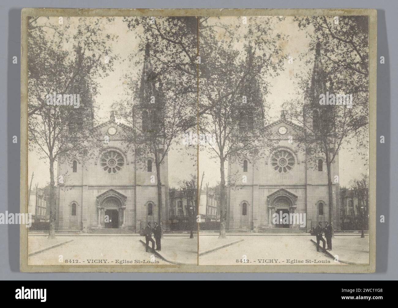 View of the Église Saint-Louis in Vichy, Anonymous, c. 1890 - c. 1910 ...