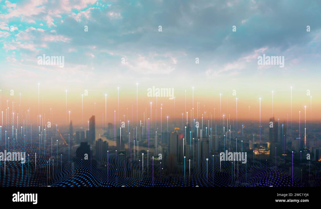 5g city scape hi-res stock photography and images - Alamy