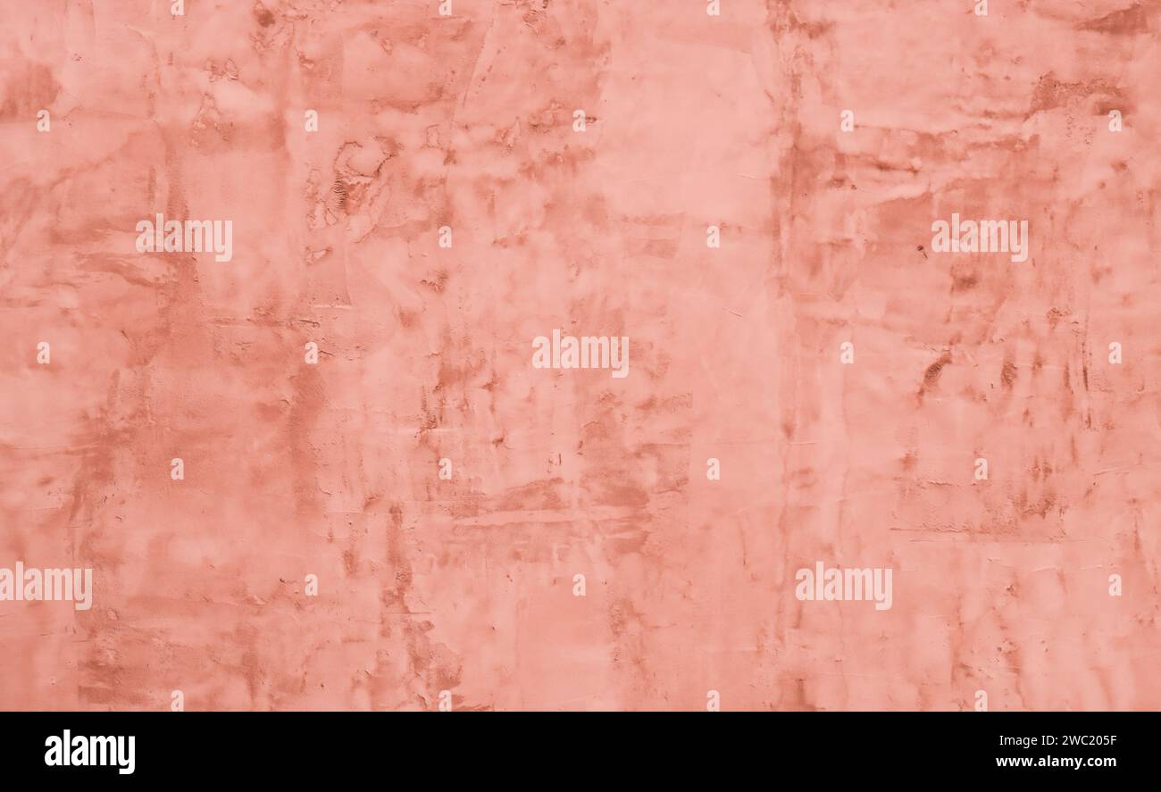 Painted red stucco wall texture with copy space. Natural texture for ...