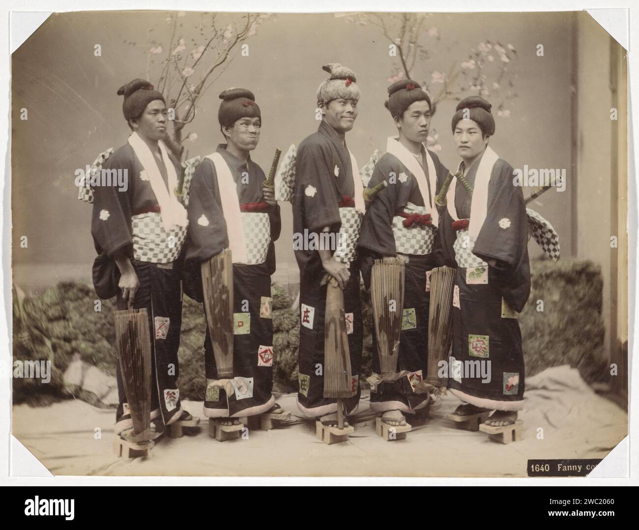 Japanese comedian people in Women's Clothing, Anonymous, 1890 - 1894 ...