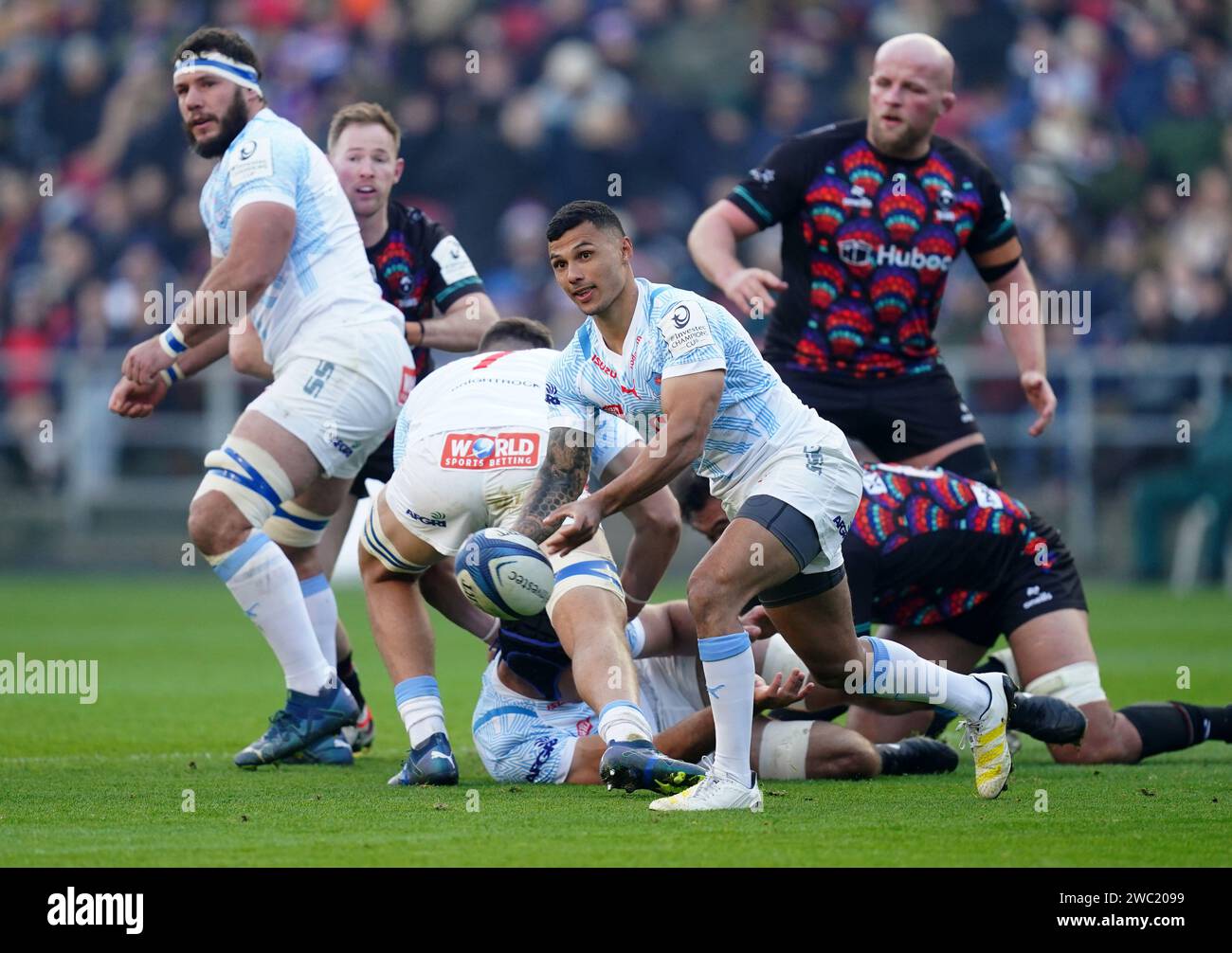 Vodacom Bulls' Embrose Papier in action during the Investec Champions ...