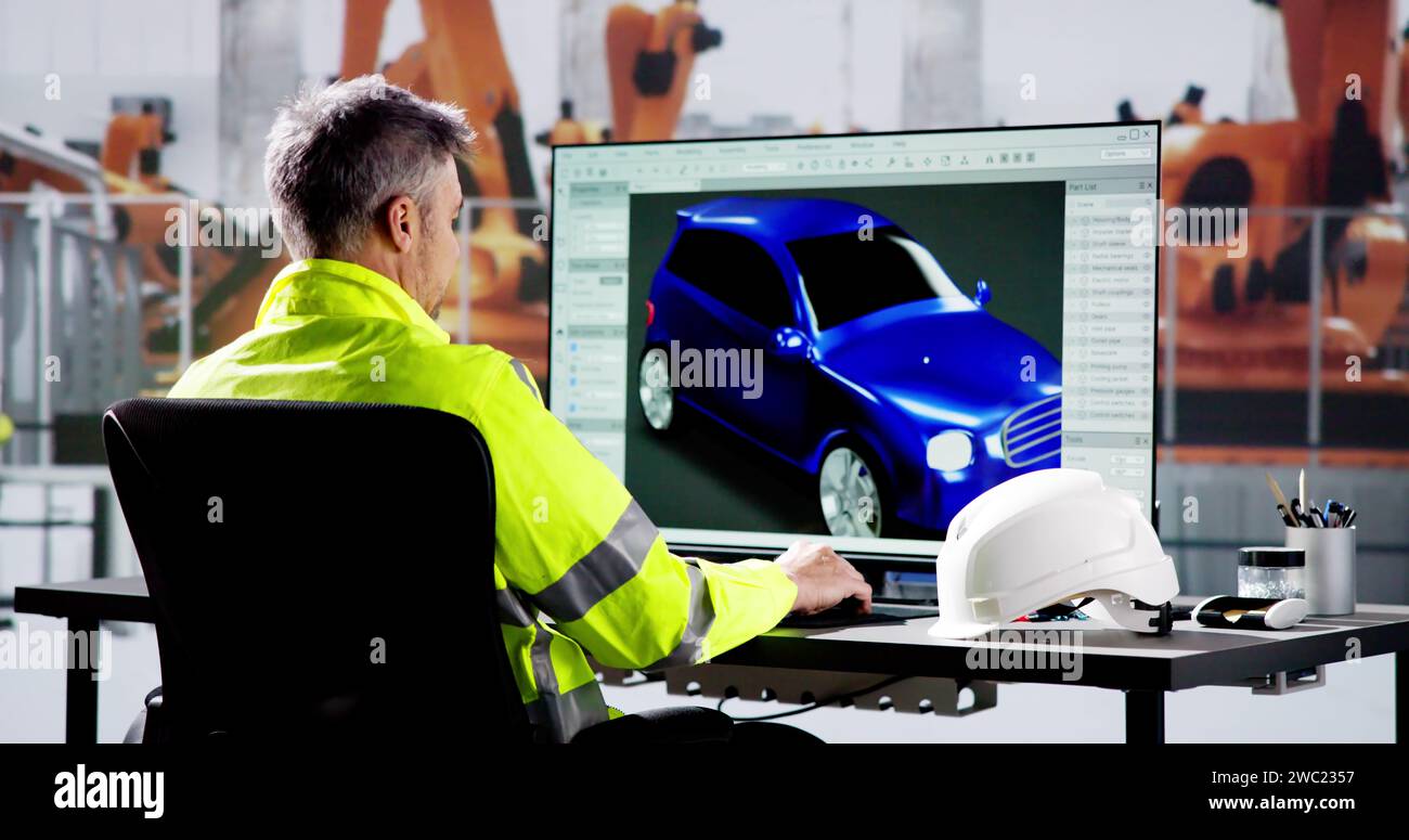 Engineer factory car hi-res stock photography and images - Alamy