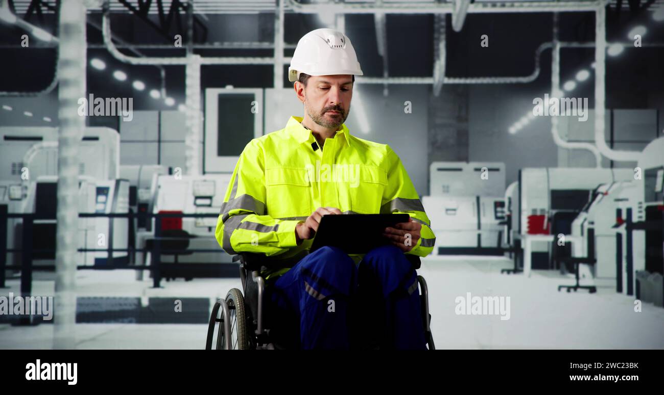 Factory Inspection Work And Surveying. Safety Management Check Stock ...