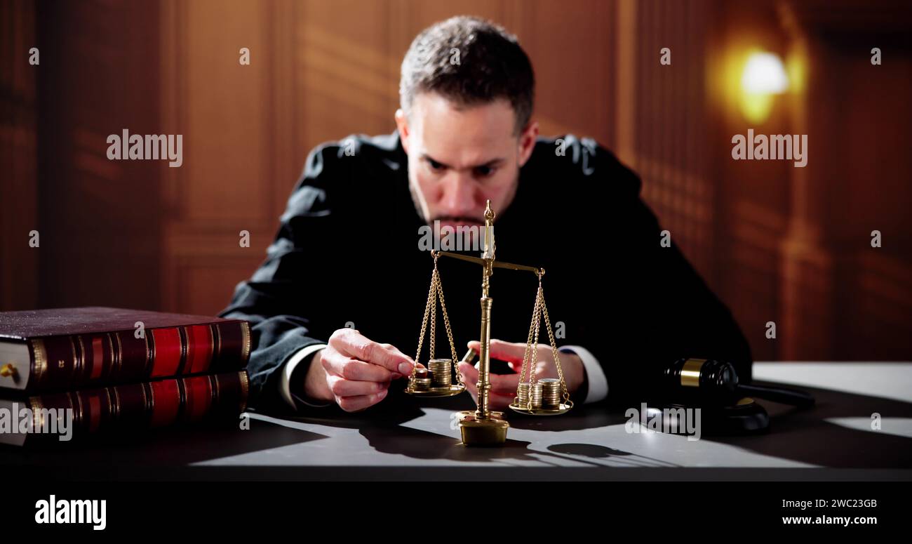 Money Coins Balance, Compare And Protection On Weigh Scales Stock Photo ...