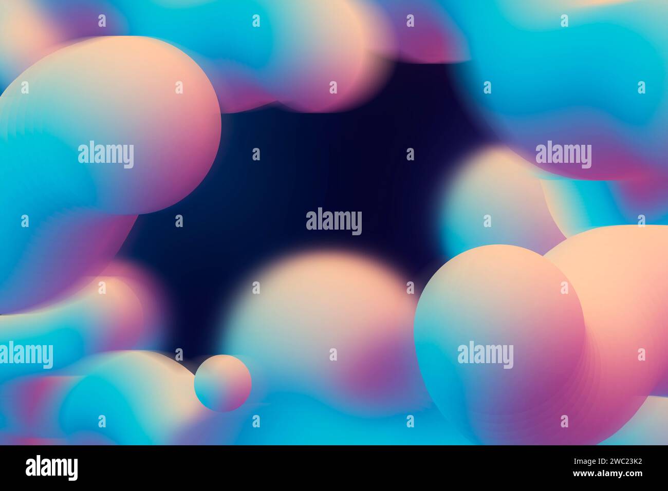 Pink purple color wavy gradient hi-res stock photography and images - Alamy