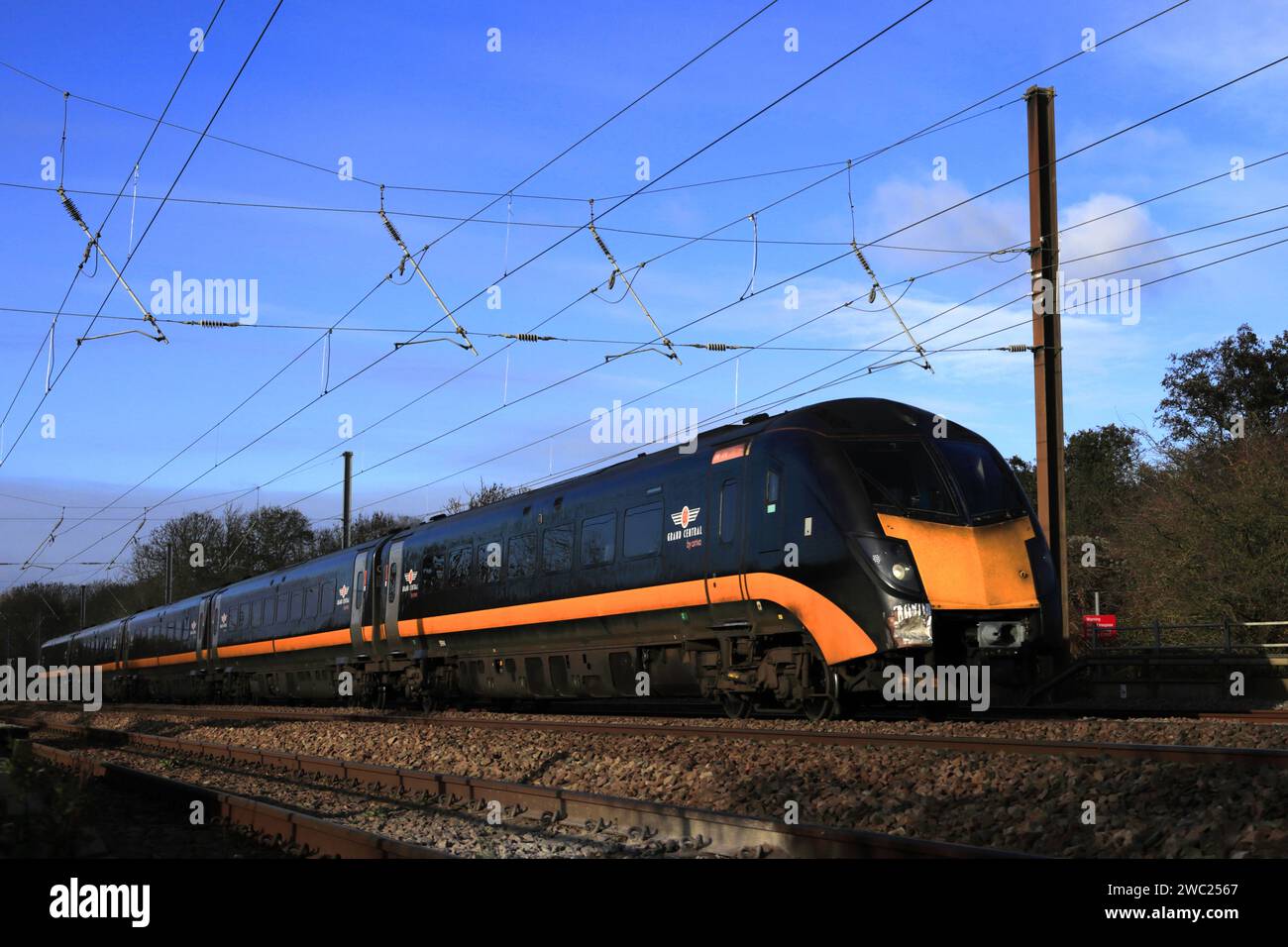 180 Zephyr class train, Grand Central Trains, East Coast Main Line ...