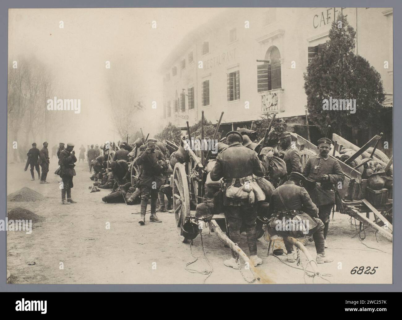 German soldiers rest during troop transport, Anonymous, 1914 - 1918 ...