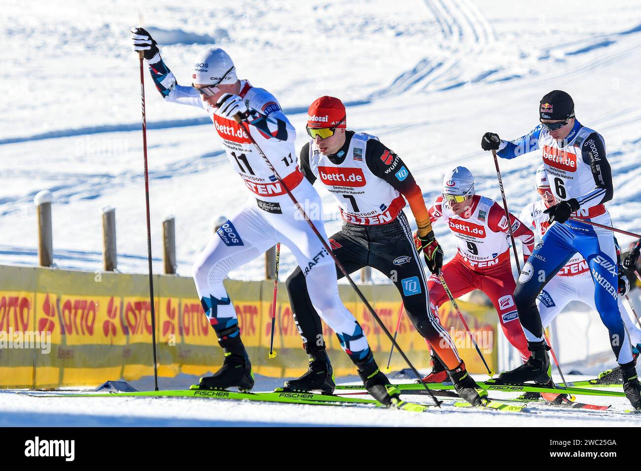 Oberstdorf, Deutschland. 13th Jan, 2024. 13.01.2024, Nordic Zentrum ...