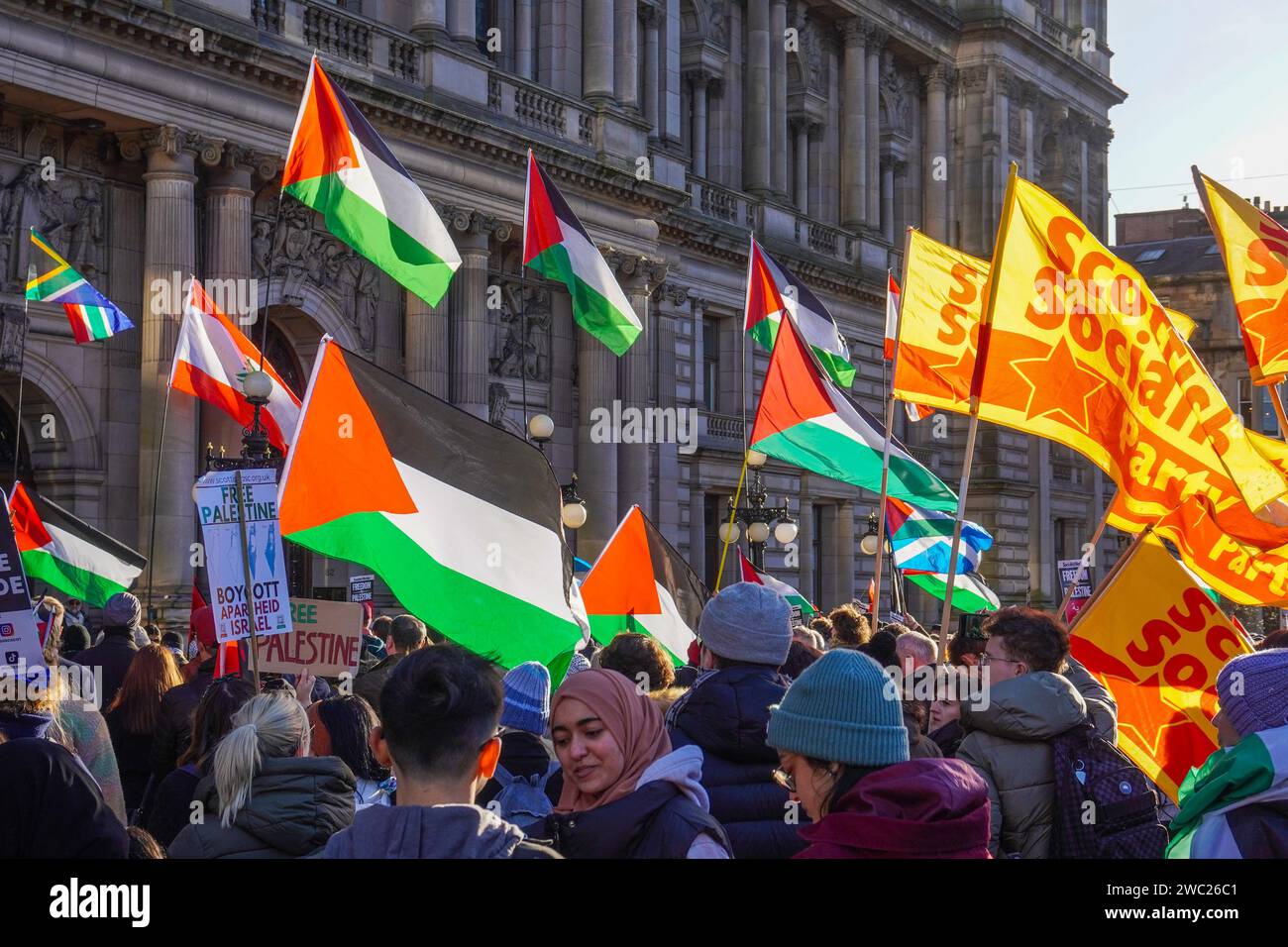 Glasgow gaza march hi-res stock photography and images - Alamy