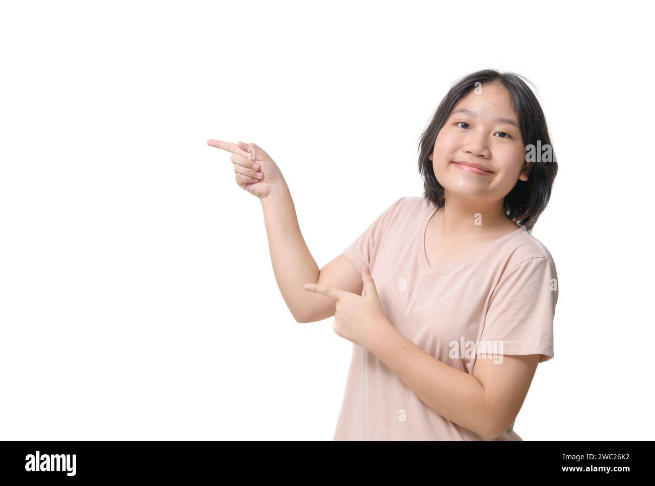 Amazed teenager portrait teenager Cut Out Stock Images & Pictures - Alamy