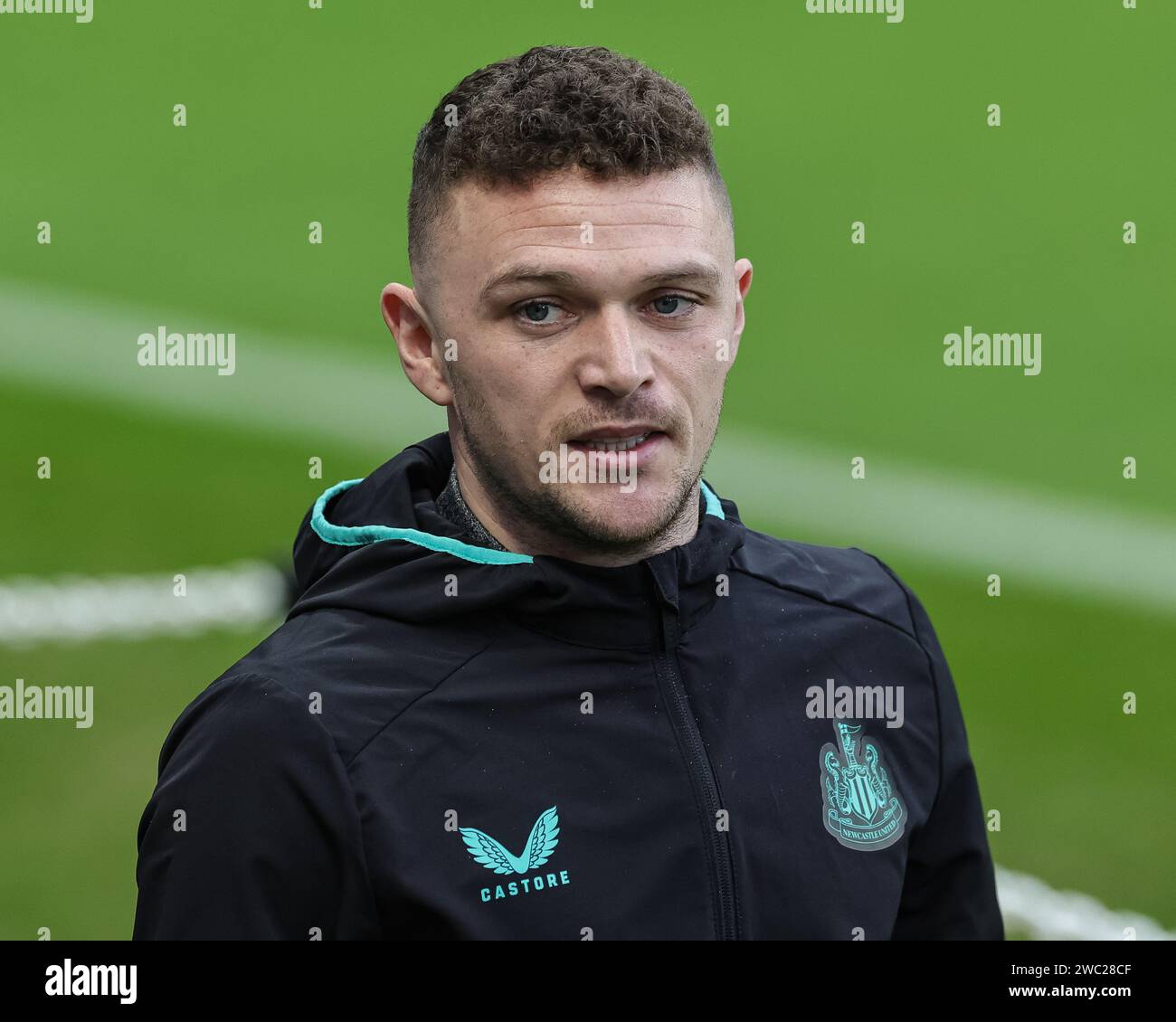 Kieran Trippier of Newcastle United arrives during the Premier League ...