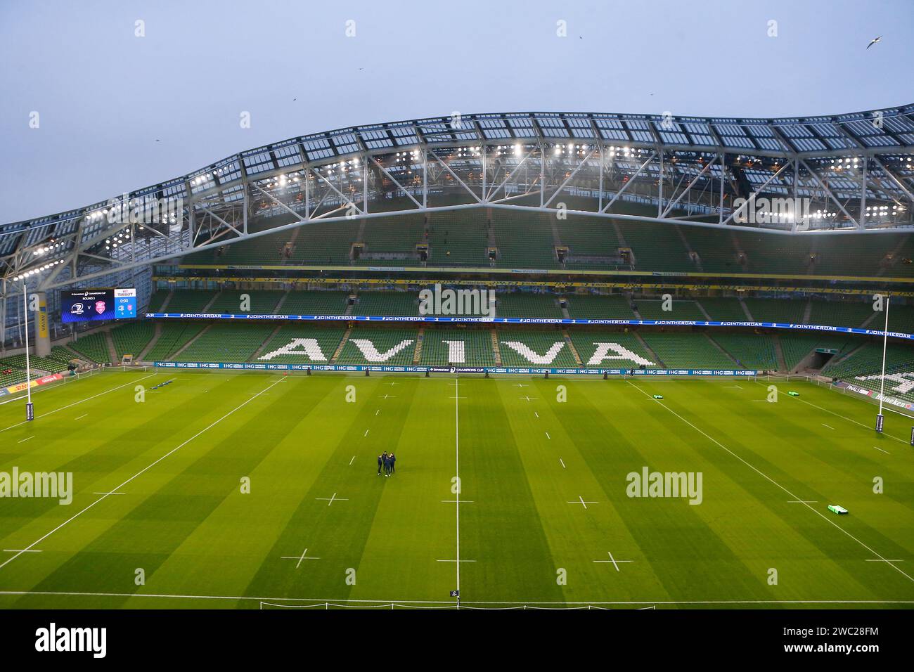 Aviva Stadium, Dublin, Ireland. 13th Jan, 2024. Investec Champions Cup ...