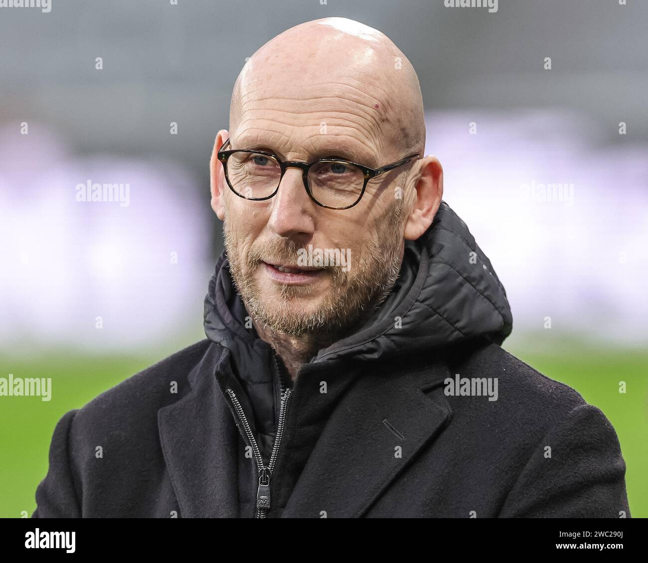 Former Manchester United player Jaap Stam is in attendance during the ...