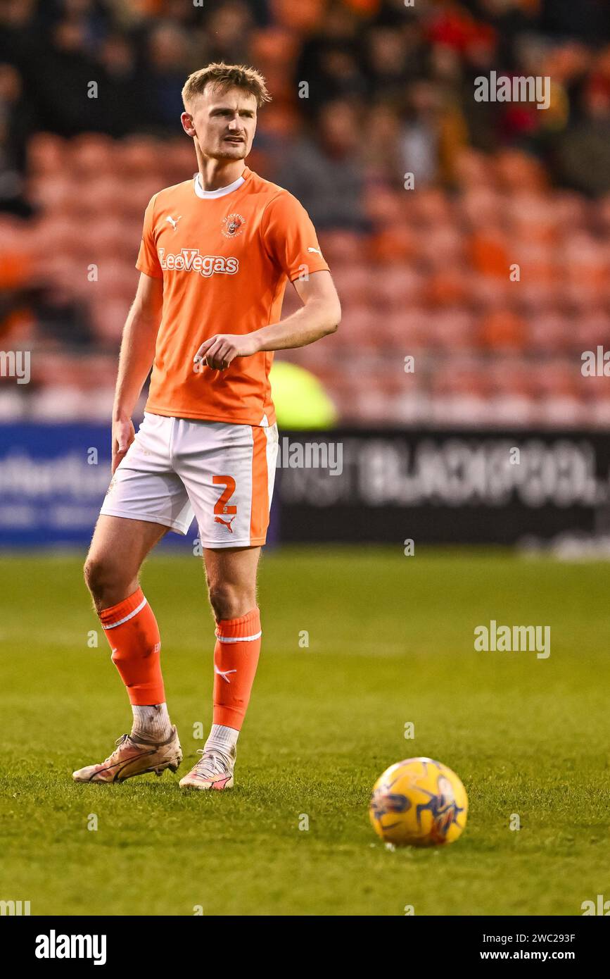 Callum Connolly of Blackpool during the Sky Bet League 1 match ...