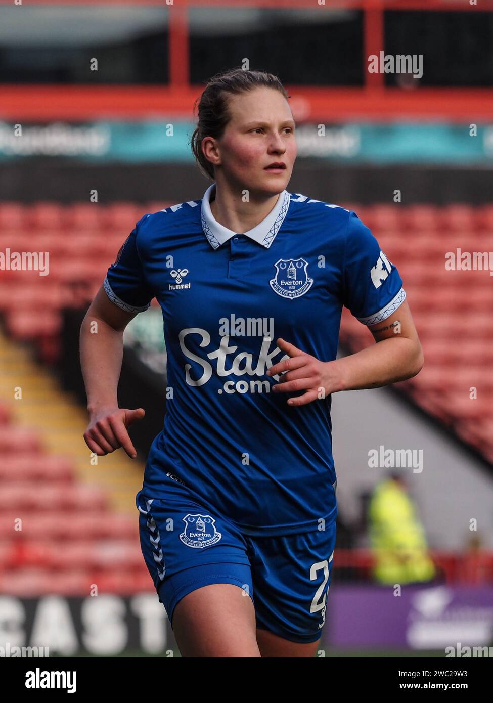 Walsall, UK. 13th Jan, 2024. Walsall, England, January 13th 2024: Elise ...