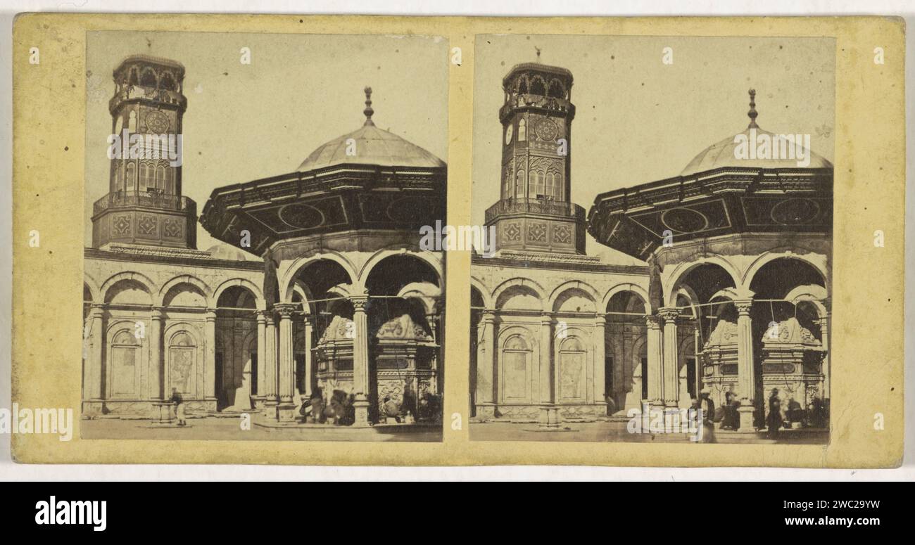 Fontein in the courtyard of the Mosque of Mohammed Ali, Cairo ...