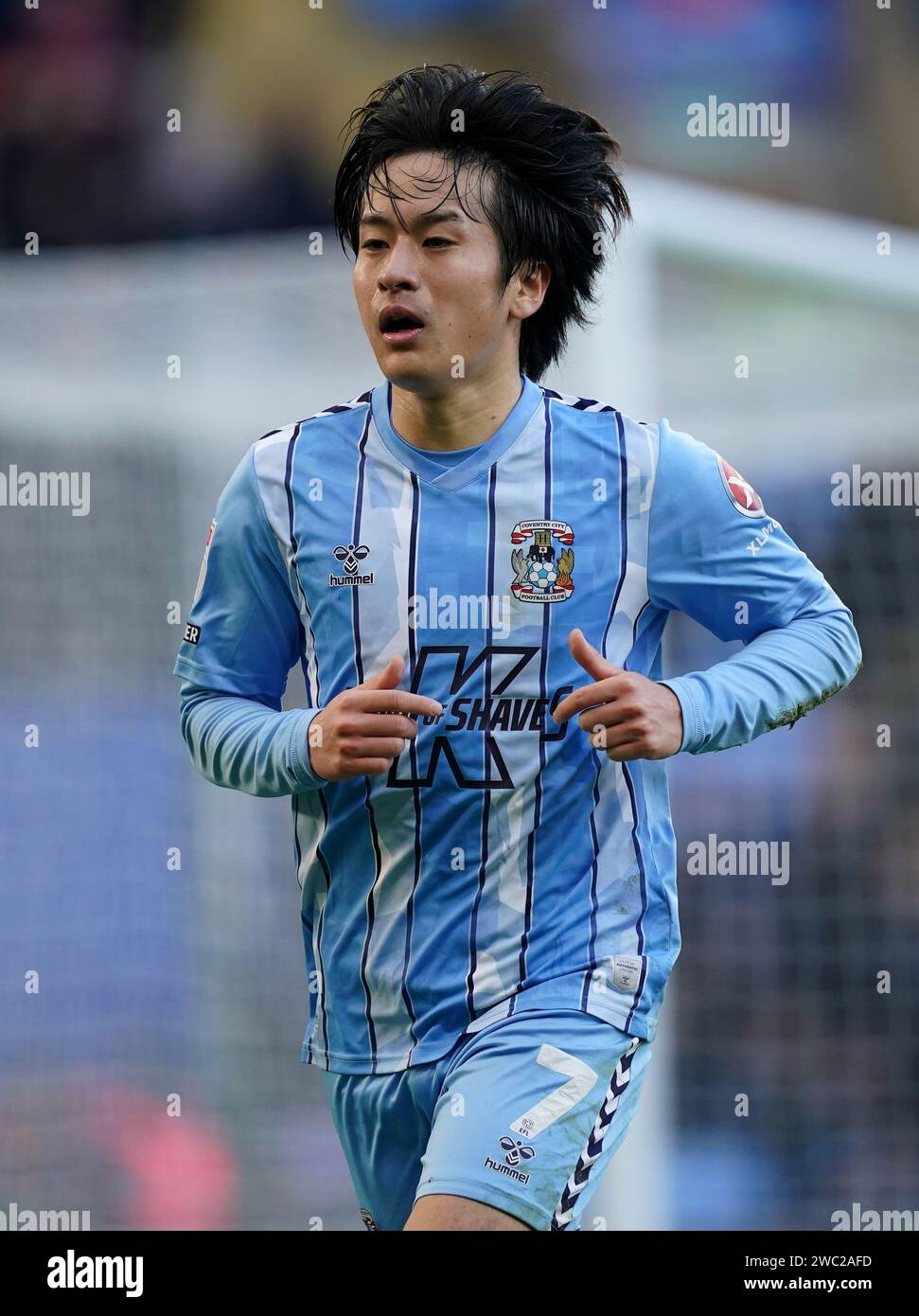 Coventry City's Tatsuhiro Sakamoto during the Sky Bet Championship ...