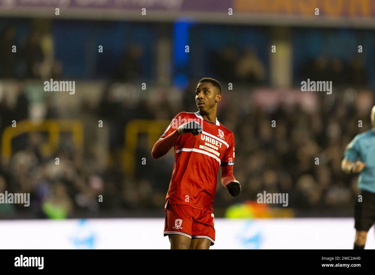 Isaiah Jones of Middlesbrough celebrates after scoring his side’s ...