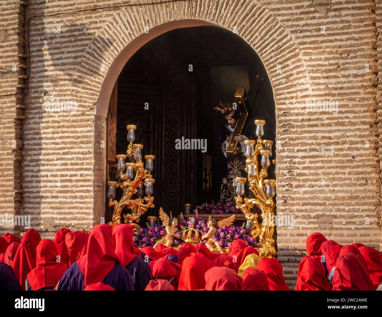 The Semana Santa parade in Almuneca, Andalucia, Spain. Easter , Holy ...