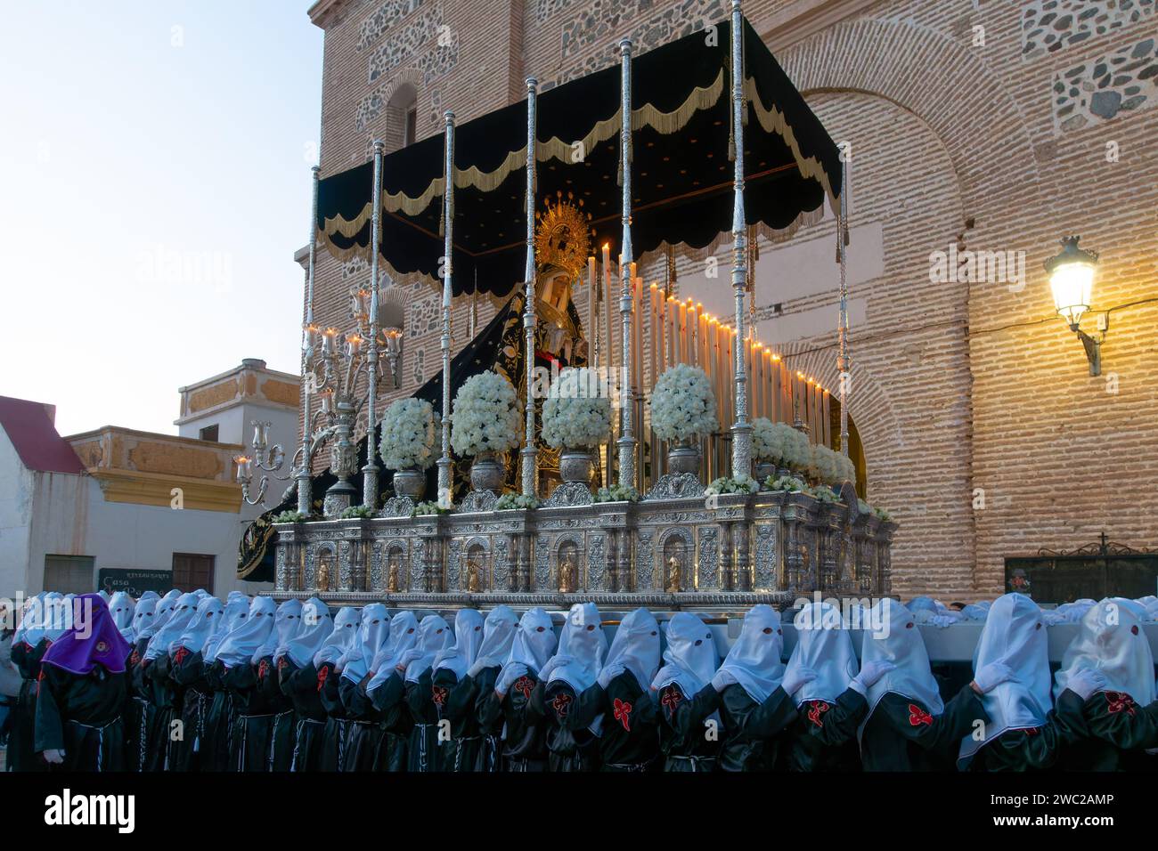 The Semana Santa parade in Almuneca, Andalucia, Spain. Easter , Holy ...