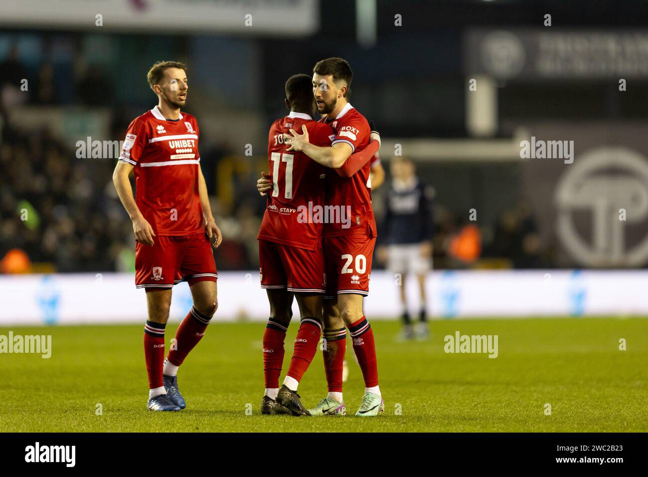 London, UK. 12th Sep, 2020. Isaiah Jones of Middlesbrough celebrates ...