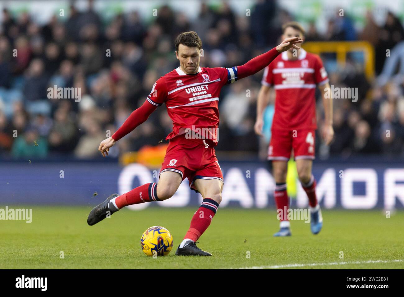 Jonathan Howson of Middlesbrough shoots during the Sky Bet Championship ...