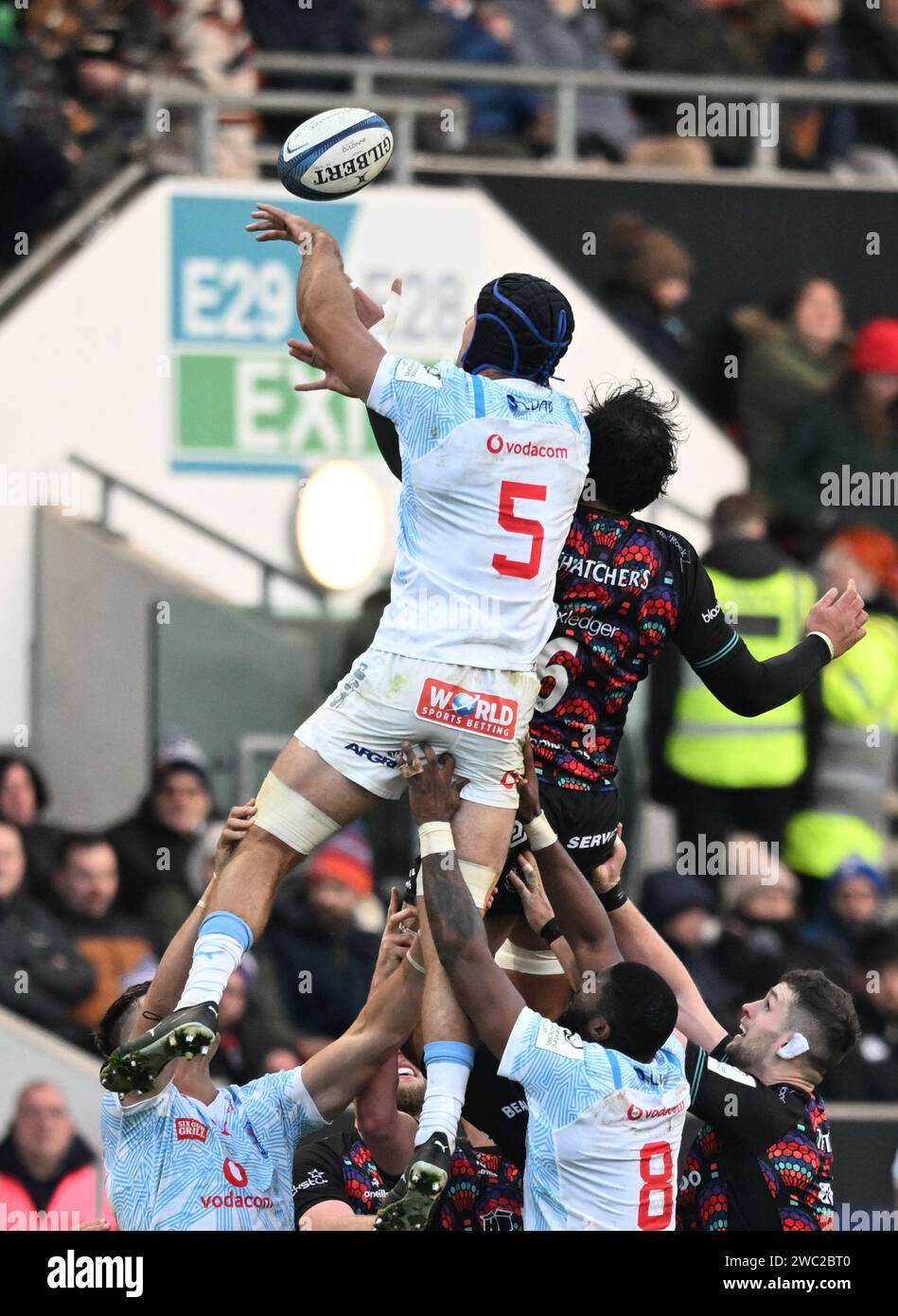 Ashton Gate, Bristol, UK. 13th Jan, 2024. Investec Champions Cup Rugby ...