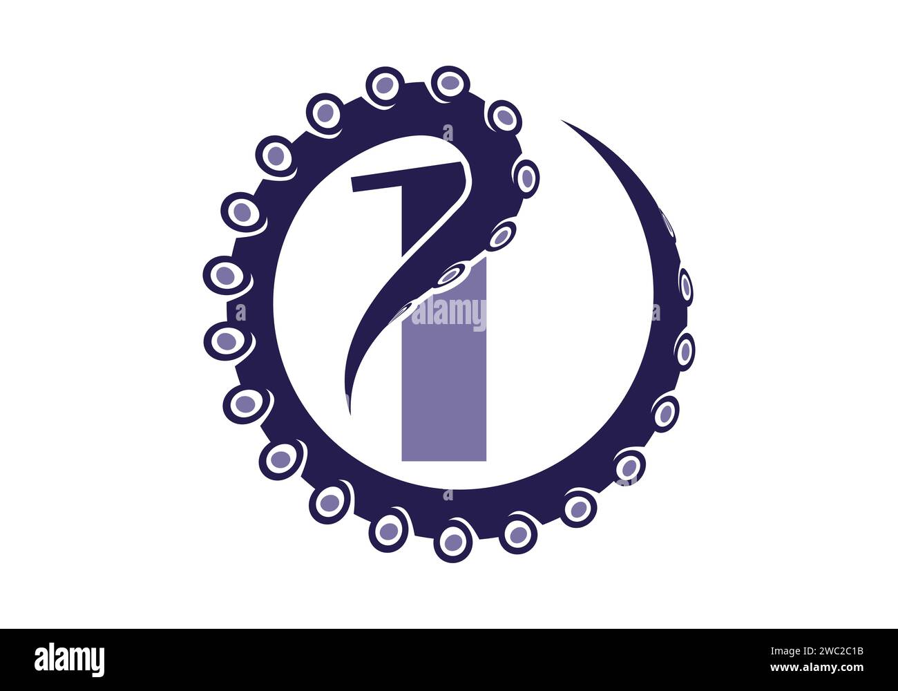 Retro octopus Cut Out Stock Images & Pictures - Alamy