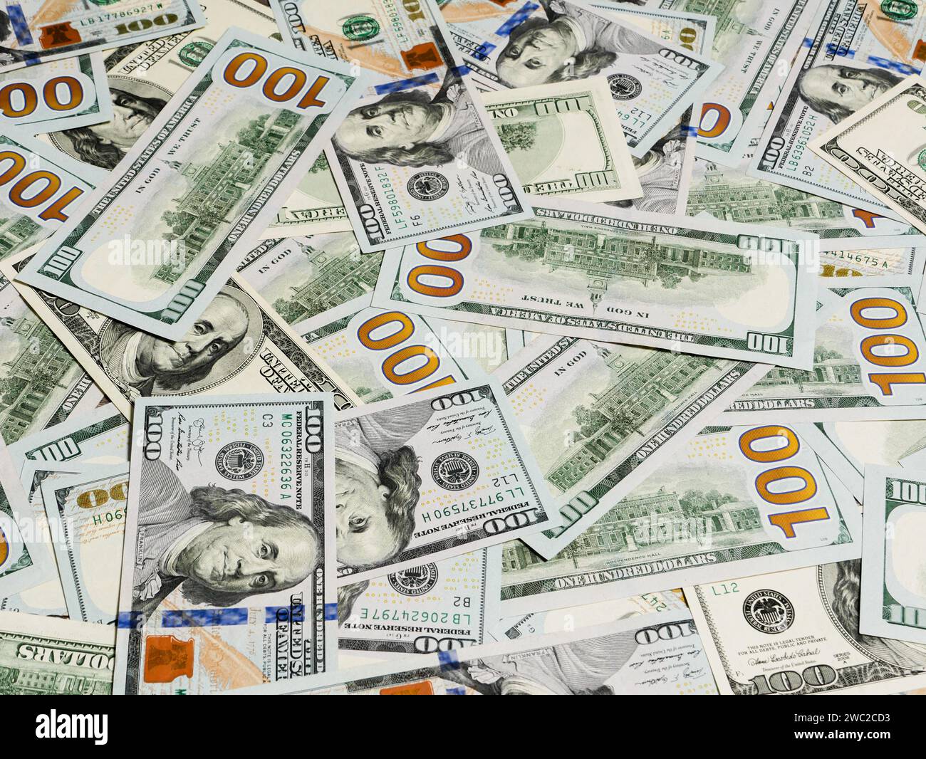 100 dollar bills close hi-res stock photography and images - Alamy